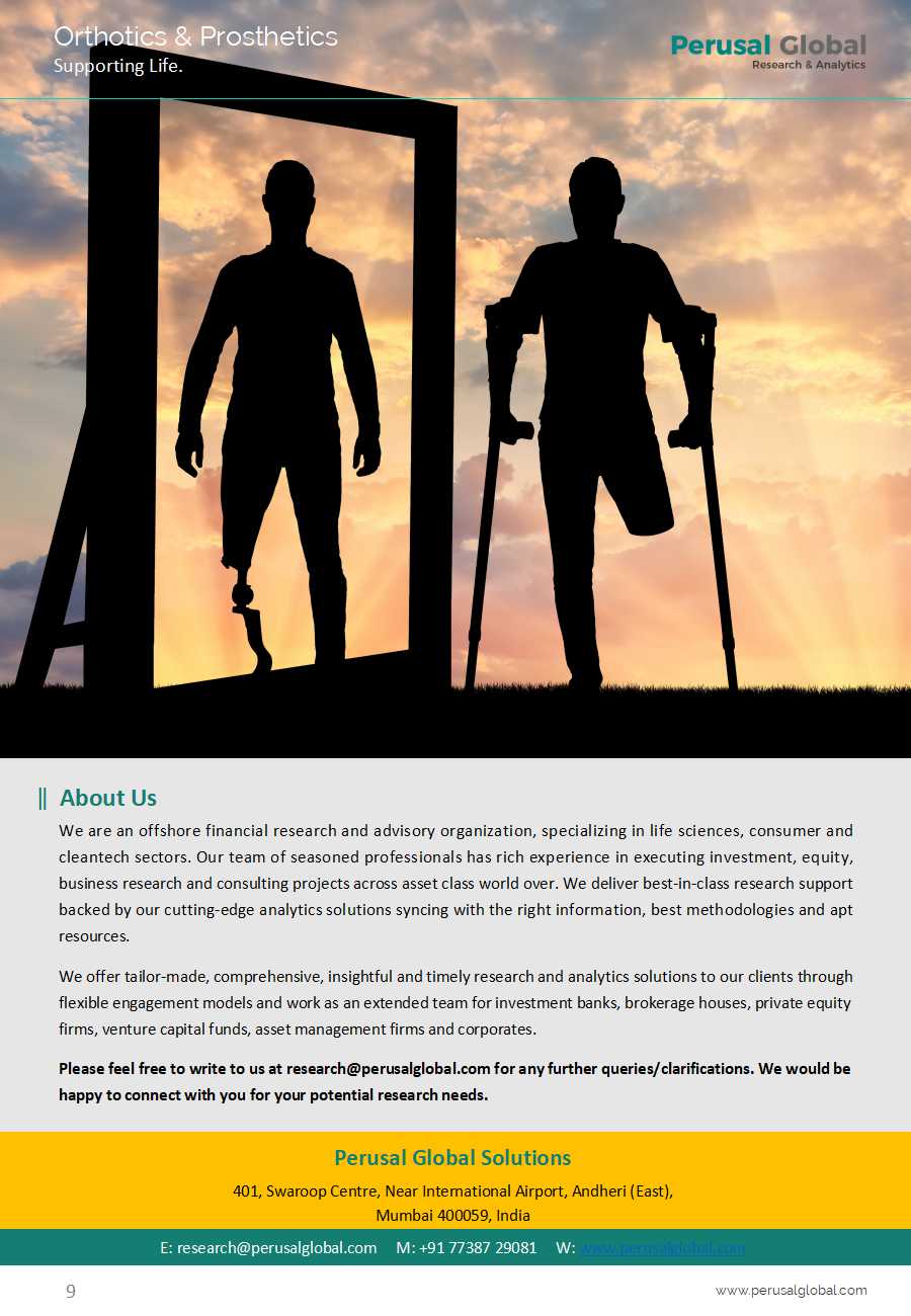 Orthotics and Prosthetics - Perusal Global